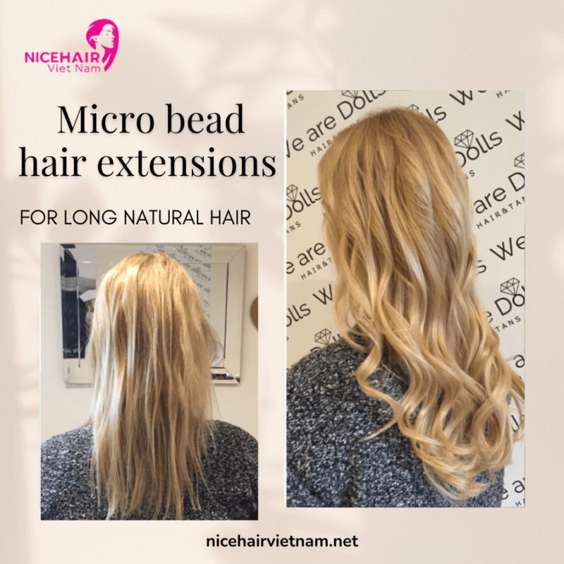 Microbead hair extensions: what is it like after application?